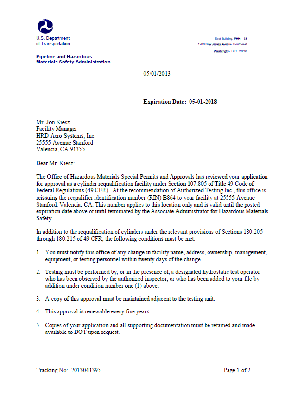 Approval dot HRD Aero Systems approval-dot-hrd-aero-systems